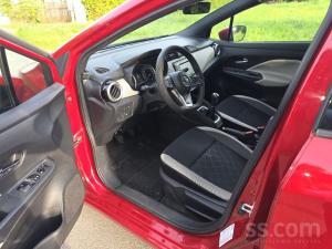 Red Nissan Micra 2018 in Riga, with an engine capacity of 1.00 L and mileage of 135 thousand km for 6800 €, photo 7 on AUTOMOTO.COM.LV