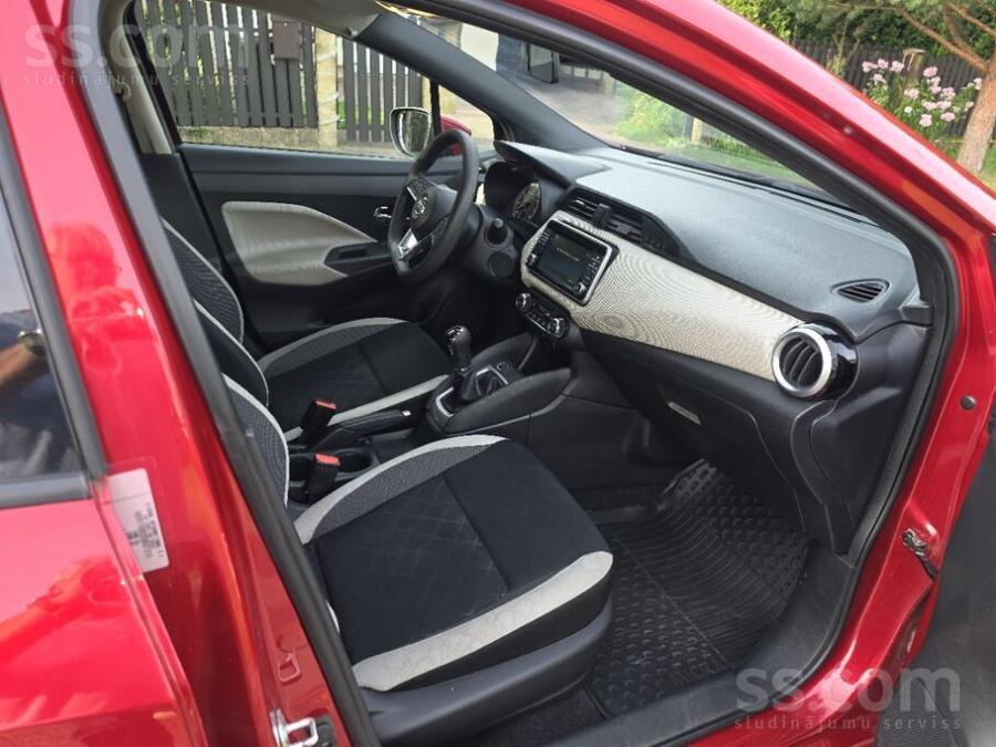 Red Nissan Micra 2018 in Riga, with an engine capacity of 1.00 L and mileage of 135 thousand km for 6800 €, photo 11 on AUTOMOTO.COM.LV