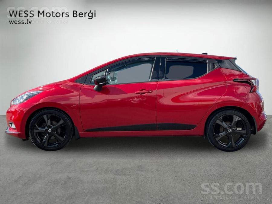 Red Nissan Micra 2018 in Riga, with an engine capacity of 0.90 L and mileage of 134 thousand km for 6990 €, photo 4 on AUTOMOTO.COM.LV