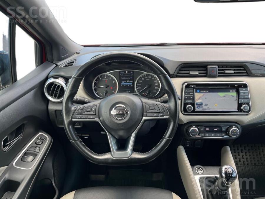 Red Nissan Micra 2018 in Riga, with an engine capacity of 0.90 L and mileage of 134 thousand km for 6990 €, photo 10 on AUTOMOTO.COM.LV