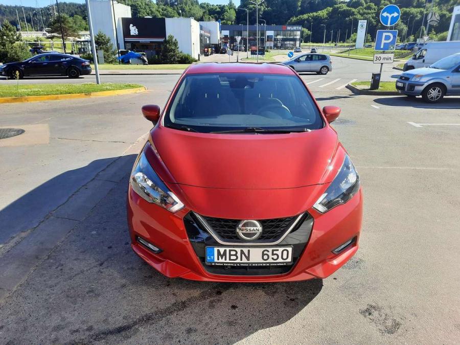 Red Nissan Micra 2021 in Vilnius, with an engine capacity of 1.00 L and mileage of 133 thousand km for 10500 €, photo 6 on AUTOMOTO.COM.LV