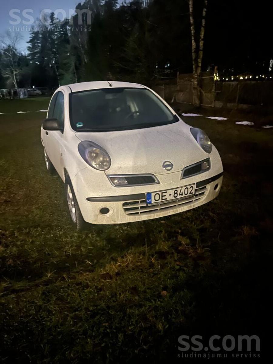 White Nissan Micra 2010 in Riga, with an engine capacity of 1.20 L and mileage of 128 thousand km for 2650 €, photo 2 on AUTOMOTO.COM.LV