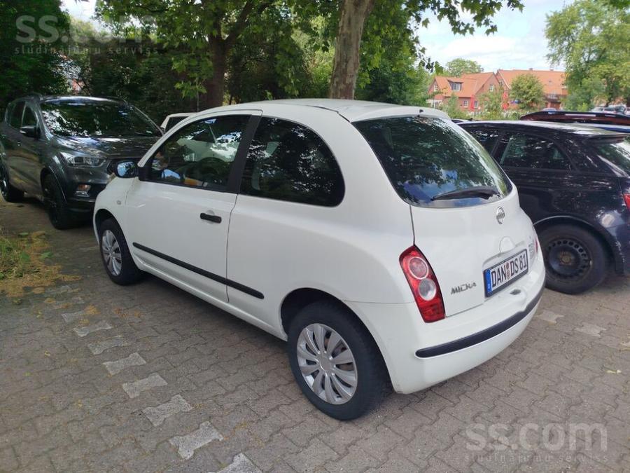 White Nissan Micra 2008 in Valmiera, with an engine capacity of 1.20 L and mileage of 184 thousand km for 2100 €, photo 3 on AUTOMOTO.COM.LV