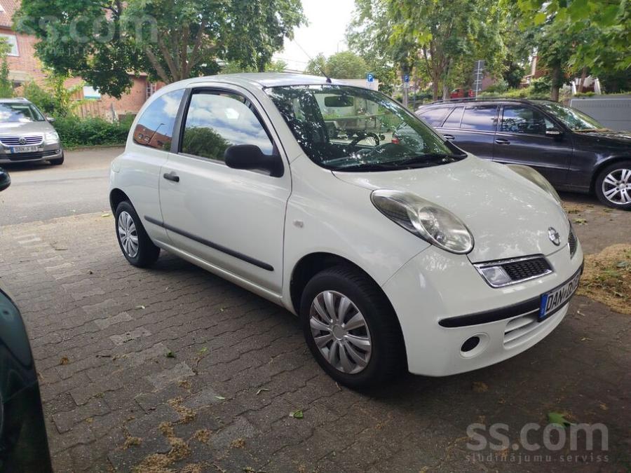 White Nissan Micra 2008 in Valmiera, with an engine capacity of 1.20 L and mileage of 184 thousand km for 2100 €, photo 4 on AUTOMOTO.COM.LV