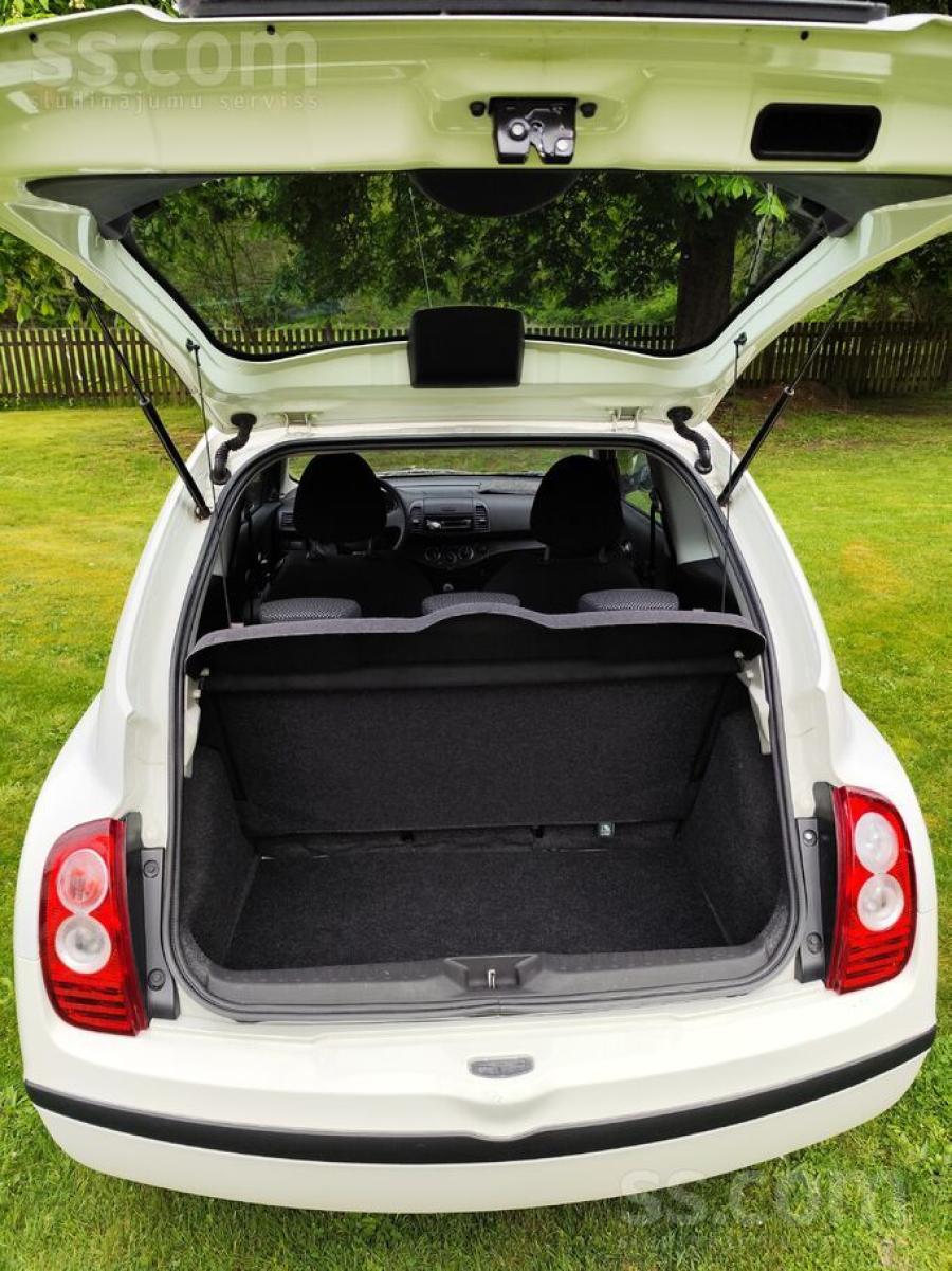 White Nissan Micra 2008 in Valmiera, with an engine capacity of 1.20 L and mileage of 184 thousand km for 2100 €, photo 16 on AUTOMOTO.COM.LV