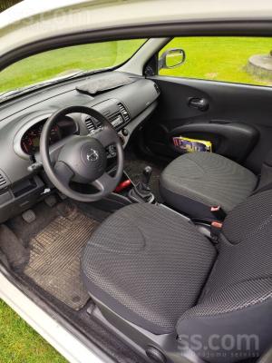 White Nissan Micra 2008 in Valmiera, with an engine capacity of 1.20 L and mileage of 184 thousand km for 2100 €, photo 17 on AUTOMOTO.COM.LV