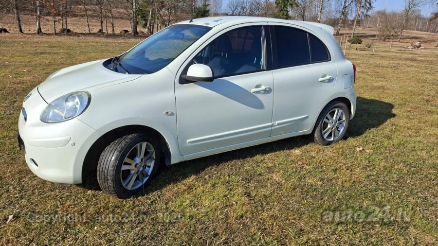 White Nissan Micra 2011 in Valga, with an engine capacity of 1.20 L and mileage of 153 thousand km for 3500 €, photo 4 on AUTOMOTO.COM.LV