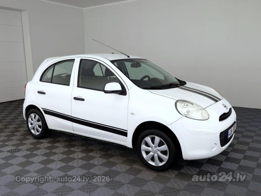 White Nissan Micra 2012 in Tallinn, with an engine capacity of 1.20 L and mileage of 192 thousand km for 2299 €, photo 1 on AUTOMOTO.COM.LV