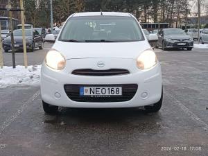 Balts Nissan Micra 2012 Viļņa, ar dzinēja tilpumu 1.20 L un nobraukumu 94 tūkst. km par 3200 €, foto  vietnē AUTOMOTO.COM.LV