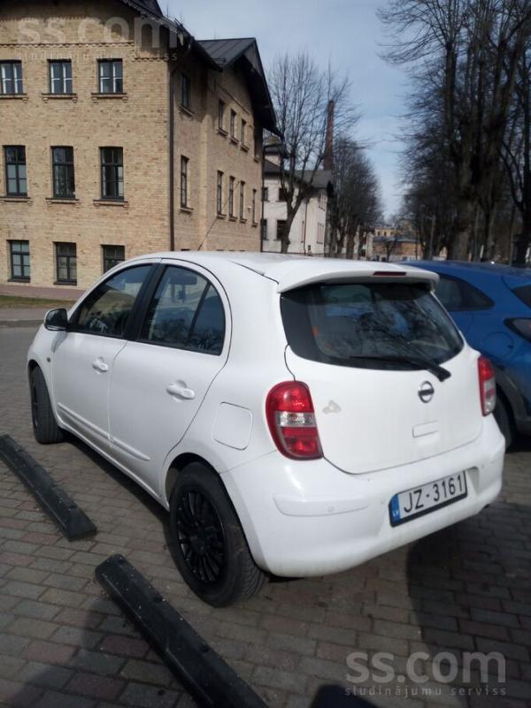 Balts Nissan Micra 2012 Rīga, ar dzinēja tilpumu 1.20 L un nobraukumu 138 tūkst. km par 1950 €, foto 6 vietnē AUTOMOTO.COM.LV