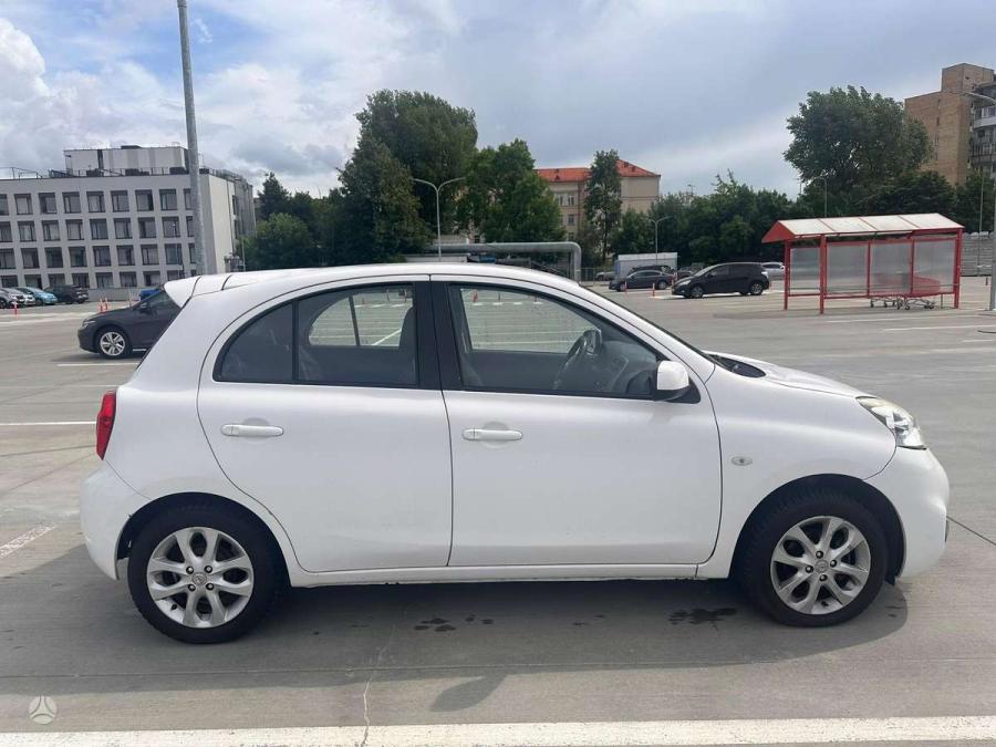Balts Nissan Micra 2013 Viļņa, ar dzinēja tilpumu 1.20 L un nobraukumu 116 tūkst. km par 1550 €, foto 4 vietnē AUTOMOTO.COM.LV