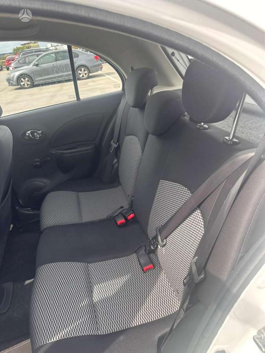 Balts Nissan Micra 2013 Viļņa, ar dzinēja tilpumu 1.20 L un nobraukumu 116 tūkst. km par 1550 €, foto 7 vietnē AUTOMOTO.COM.LV