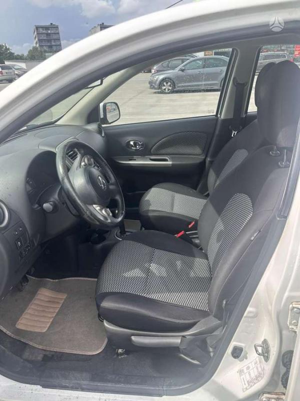 Balts Nissan Micra 2013 Viļņa, ar dzinēja tilpumu 1.20 L un nobraukumu 116 tūkst. km par 1550 €, foto 7 vietnē AUTOMOTO.COM.LV