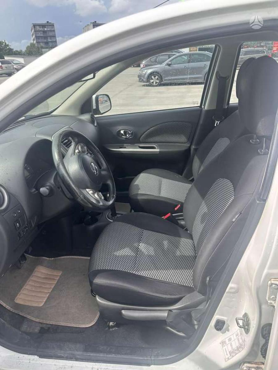 Balts Nissan Micra 2013 Viļņa, ar dzinēja tilpumu 1.20 L un nobraukumu 116 tūkst. km par 1550 €, foto 8 vietnē AUTOMOTO.COM.LV