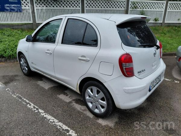 White Nissan Micra 2013 in Riga, with an engine capacity of 1.20 L and mileage of 190 thousand km for 2000 €, photo 7 on AUTOMOTO.COM.LV