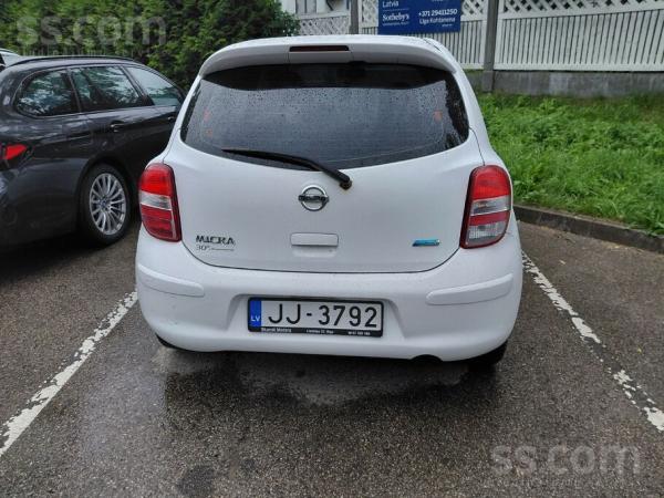 White Nissan Micra 2013 in Riga, with an engine capacity of 1.20 L and mileage of 190 thousand km for 2000 €, photo 8 on AUTOMOTO.COM.LV