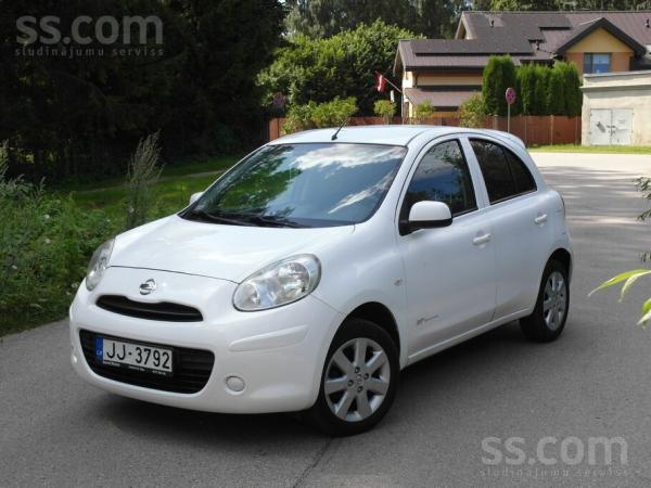 Balts Nissan Micra 2013 Rīga, ar dzinēja tilpumu 1.20 L un nobraukumu 188 tūkst. km par 1650 €, foto 1 vietnē AUTOMOTO.COM.LV
