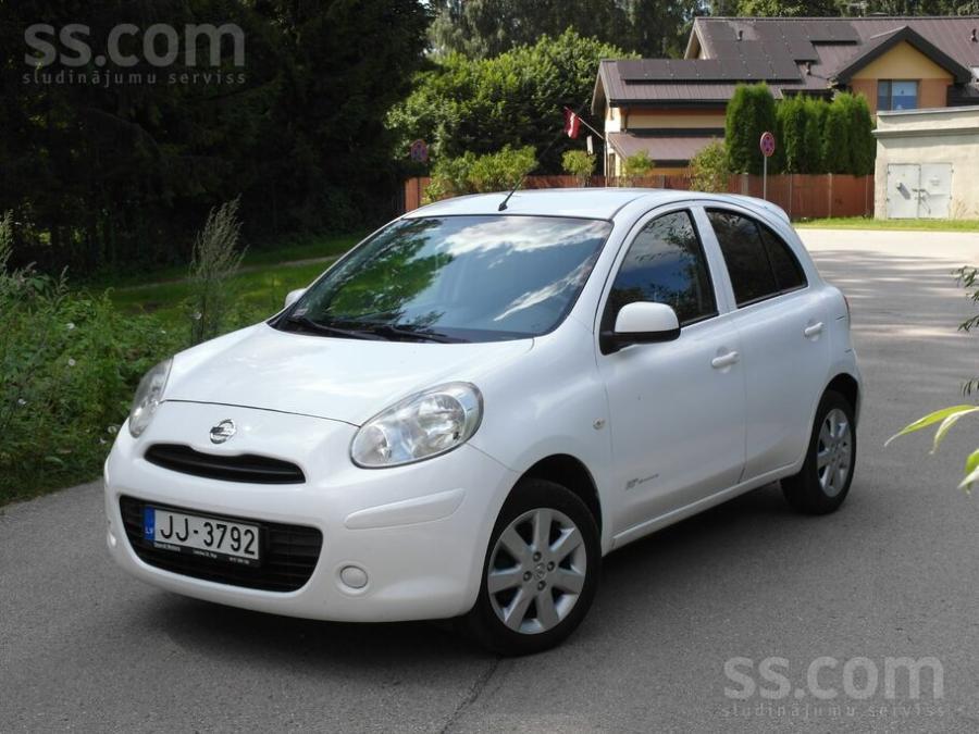 Balts Nissan Micra 2013 Rīga, ar dzinēja tilpumu 1.20 L un nobraukumu 188 tūkst. km par 1650 €, foto 1 vietnē AUTOMOTO.COM.LV
