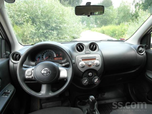 Balts Nissan Micra 2013 Rīga, ar dzinēja tilpumu 1.20 L un nobraukumu 188 tūkst. km par 1650 €, foto 8 vietnē AUTOMOTO.COM.LV