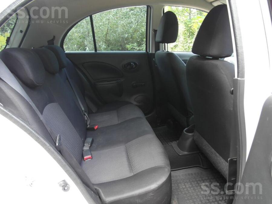 Balts Nissan Micra 2013 Rīga, ar dzinēja tilpumu 1.20 L un nobraukumu 188 tūkst. km par 1650 €, foto 12 vietnē AUTOMOTO.COM.LV