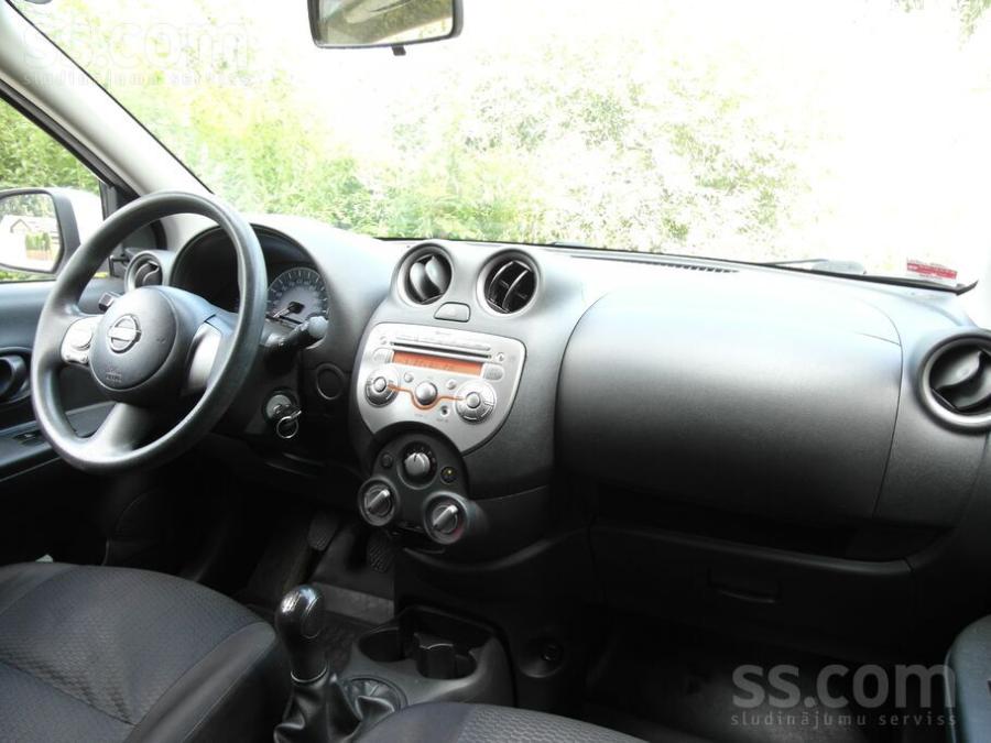 Balts Nissan Micra 2013 Rīga, ar dzinēja tilpumu 1.20 L un nobraukumu 188 tūkst. km par 1650 €, foto 13 vietnē AUTOMOTO.COM.LV