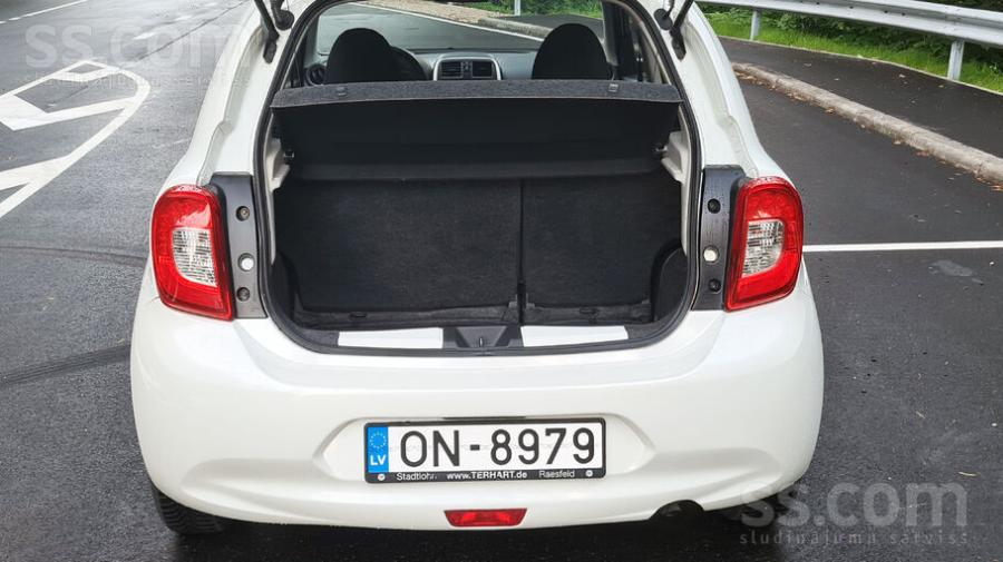 Balts Nissan Micra 2014 Rīga, ar dzinēja tilpumu 1.20 L un nobraukumu 100 tūkst. km par 6350 €, foto 26 vietnē AUTOMOTO.COM.LV