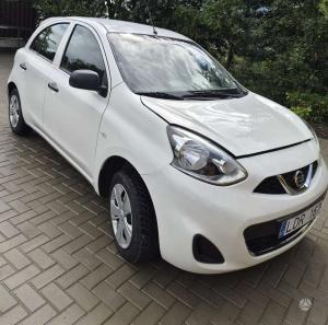 White Nissan Micra 2016 in Kaunas, with an engine capacity of 1.20 L and mileage of 73 thousand km for 3500 €, photo  on AUTOMOTO.COM.LV