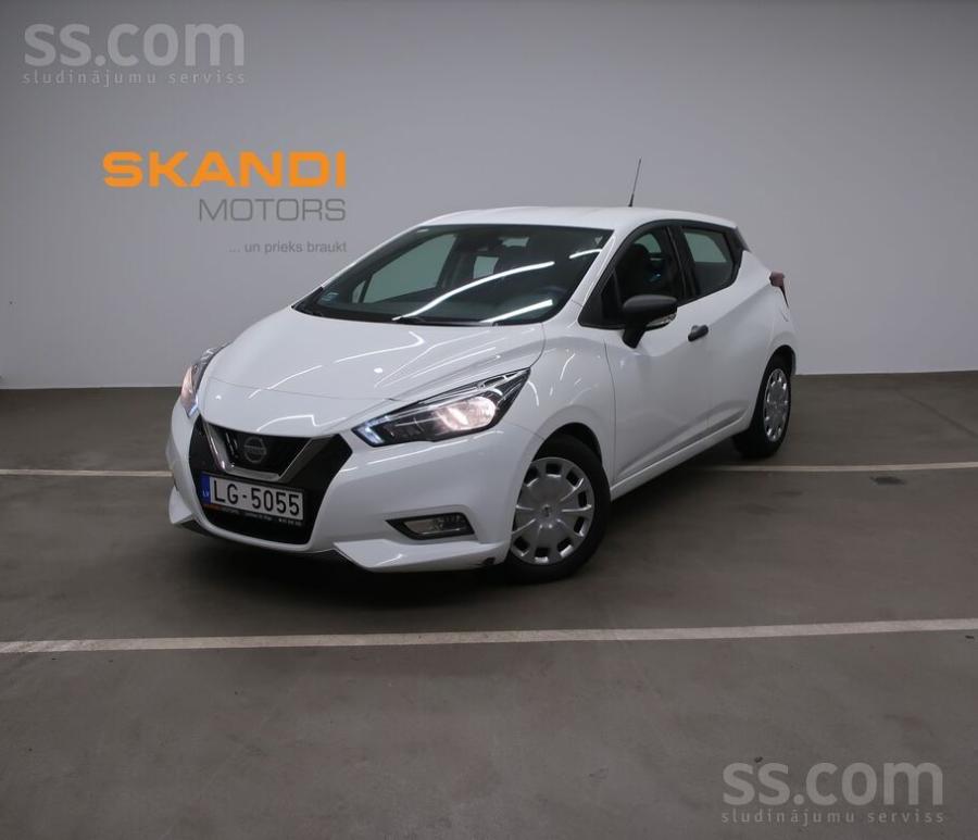 White Nissan Micra 2018 in Riga, with an engine capacity of 1.50 L and mileage of 147 thousand km for 1200 €, photo 1 on AUTOMOTO.COM.LV