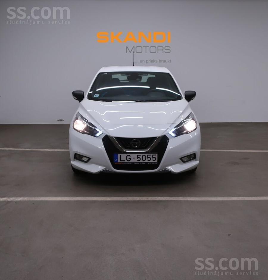 White Nissan Micra 2018 in Riga, with an engine capacity of 1.50 L and mileage of 147 thousand km for 1200 €, photo 2 on AUTOMOTO.COM.LV