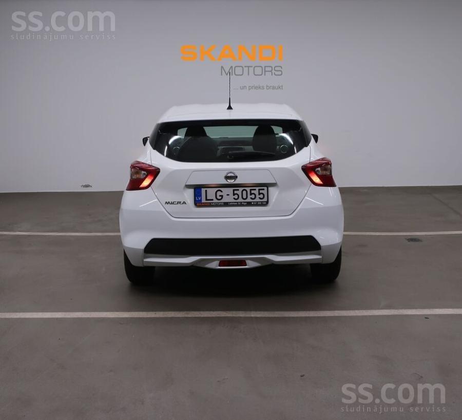 White Nissan Micra 2018 in Riga, with an engine capacity of 1.50 L and mileage of 147 thousand km for 1200 €, photo 5 on AUTOMOTO.COM.LV