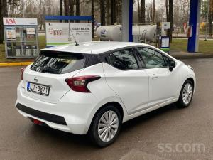 White Nissan Micra 2018 in Riga, with an engine capacity of 1.00 L and mileage of 0 thousand km for 7999 €, photo 5 on AUTOMOTO.COM.LV