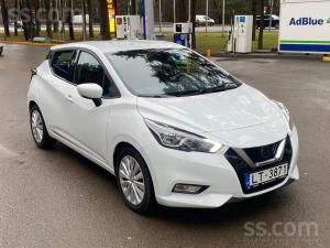 White Nissan Micra 2018 in Riga, with an engine capacity of 1.00 L and mileage of 0 thousand km for 7999 €, photo 7 on AUTOMOTO.COM.LV