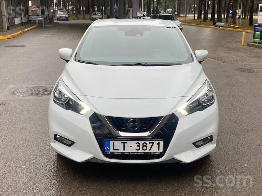 White Nissan Micra 2018 in Riga, with an engine capacity of 1.00 L and mileage of 0 thousand km for 7999 €, photo 8 on AUTOMOTO.COM.LV