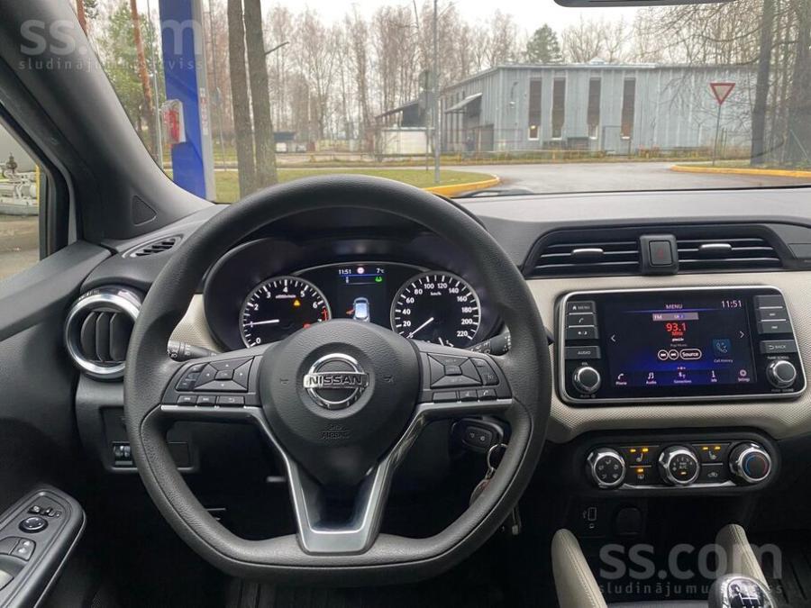 White Nissan Micra 2018 in Riga, with an engine capacity of 1.00 L and mileage of 0 thousand km for 7999 €, photo 11 on AUTOMOTO.COM.LV