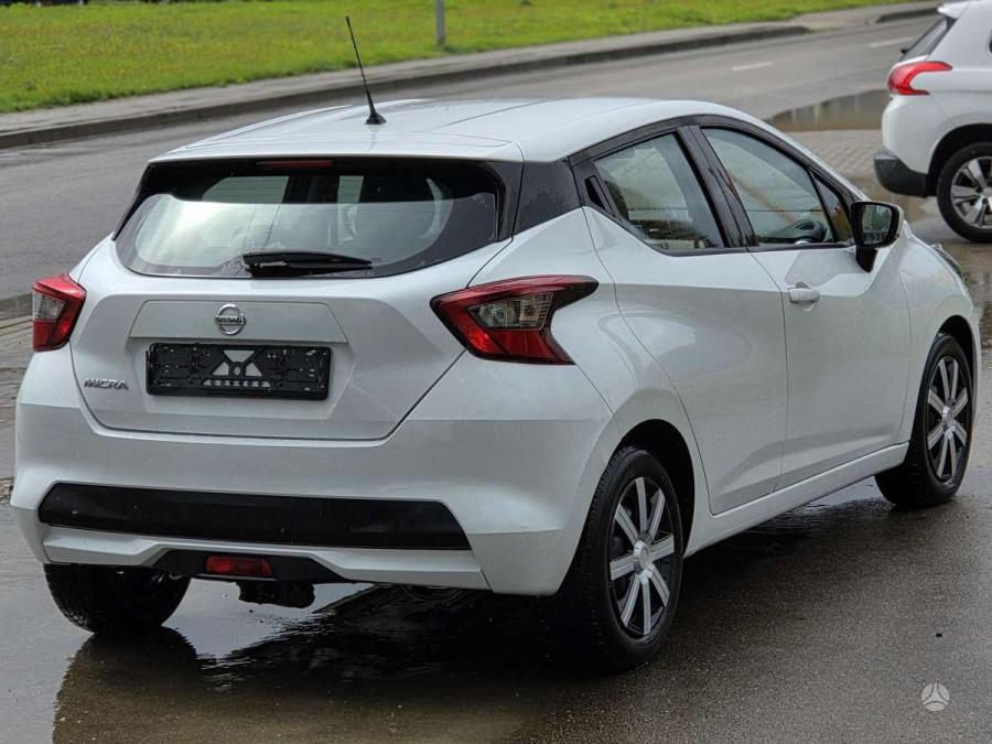 White Nissan Micra 2018 in Jurbarkas, with an engine capacity of 1.50 L and mileage of 231 thousand km for 5700 €, photo 3 on AUTOMOTO.COM.LV