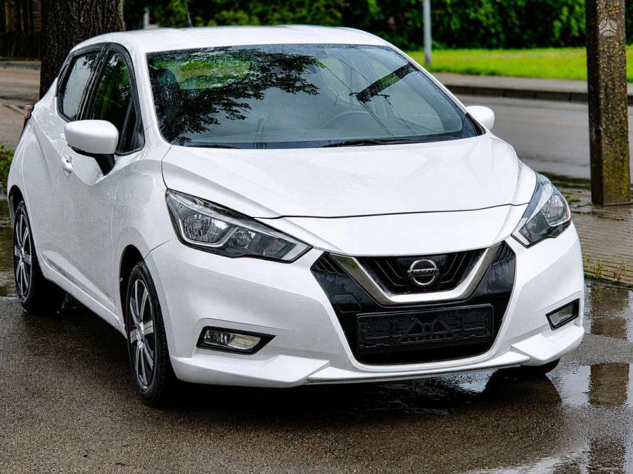 White Nissan Micra 2018 in Jurbarkas, with an engine capacity of 1.50 L and mileage of 231 thousand km for 5700 €, photo 4 on AUTOMOTO.COM.LV