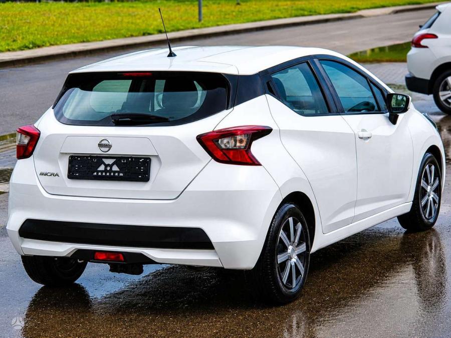 White Nissan Micra 2018 in Jurbarkas, with an engine capacity of 1.50 L and mileage of 231 thousand km for 5700 €, photo 13 on AUTOMOTO.COM.LV