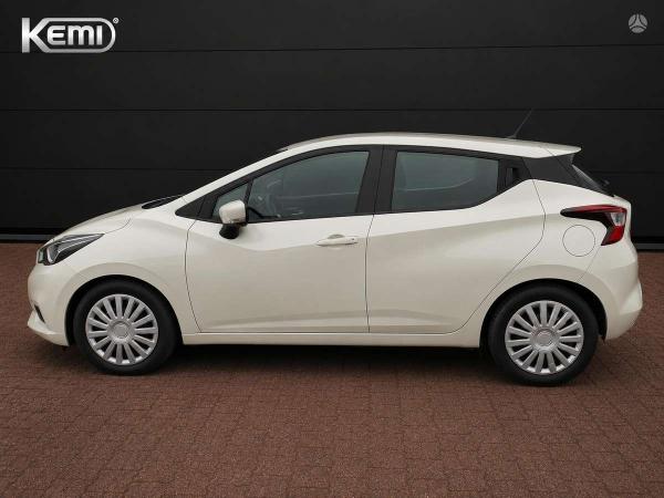 White Nissan Micra 2022 in Vilnius, with an engine capacity of 1.00 L and mileage of 72 thousand km for 11990 €, photo 2 on AUTOMOTO.COM.LV