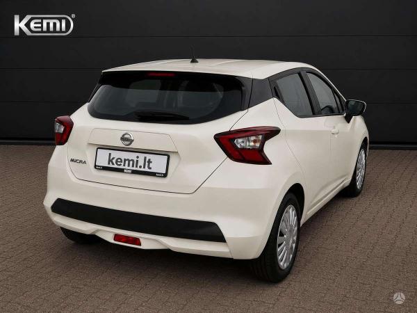 White Nissan Micra 2022 in Vilnius, with an engine capacity of 1.00 L and mileage of 72 thousand km for 11990 €, photo 3 on AUTOMOTO.COM.LV