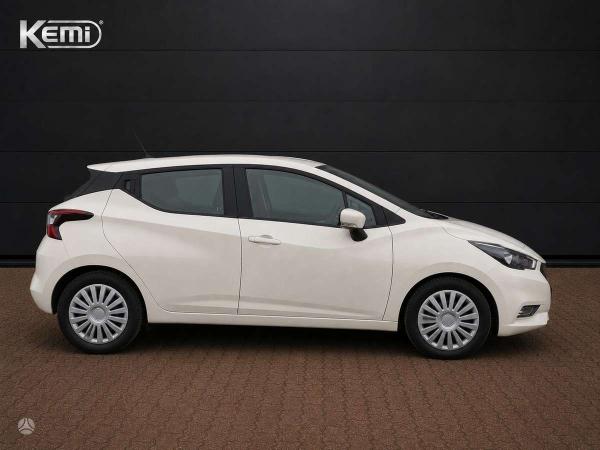 White Nissan Micra 2022 in Vilnius, with an engine capacity of 1.00 L and mileage of 72 thousand km for 11990 €, photo 4 on AUTOMOTO.COM.LV