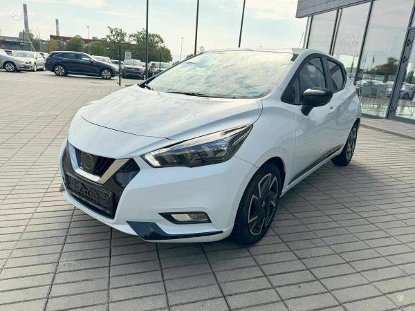 White Nissan Micra 2022 in Kaunas, with an engine capacity of 1.00 L and mileage of 142 thousand km for 8700 €, photo 1 on AUTOMOTO.COM.LV