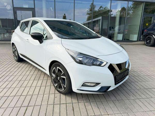 White Nissan Micra 2022 in Kaunas, with an engine capacity of 1.00 L and mileage of 142 thousand km for 8700 €, photo 4 on AUTOMOTO.COM.LV