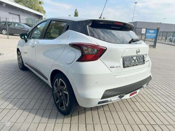 White Nissan Micra 2022 in Kaunas, with an engine capacity of 1.00 L and mileage of 142 thousand km for 8700 €, photo 5 on AUTOMOTO.COM.LV