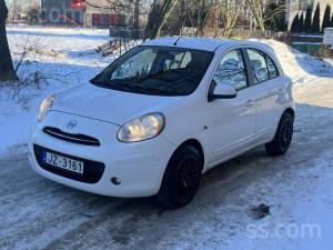 White Nissan Micra 2012 in Riga, with an engine capacity of 1.20 L and mileage of 130 thousand km for 2850 €, photo 2 on AUTOMOTO.COM.LV