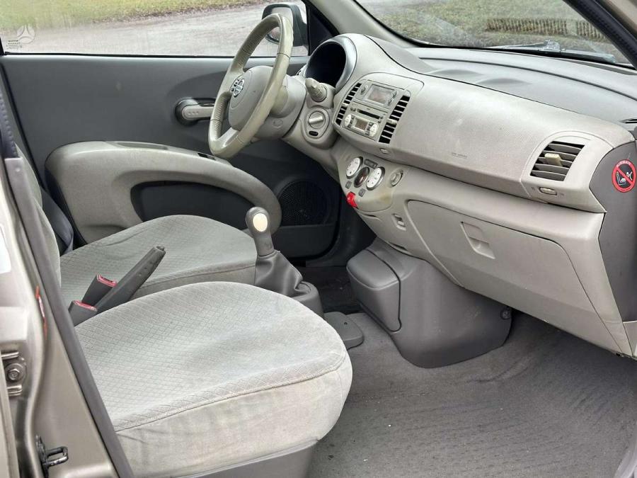 Dzeltens Nissan Micra 2004 Viļņa, ar dzinēja tilpumu 1.46 L un nobraukumu 220 tūkst. km par 599 €, foto 9 vietnē AUTOMOTO.COM.LV