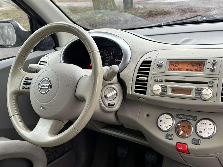 Dzeltens Nissan Micra 2004 Viļņa, ar dzinēja tilpumu 1.46 L un nobraukumu 220 tūkst. km par 599 €, foto 10 vietnē AUTOMOTO.COM.LV