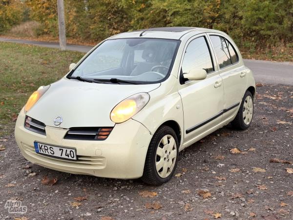 Nissan Micra 2004 Viļņa vietnē Dzeltens Nissan Micra 2004 Viļņa, ar dzinēja tilpumu 1.20 L un nobraukumu 275 tūkst. km par 700 €, foto 3 vietnē AUTOMOTO.COM.LV