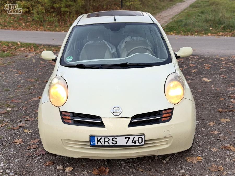 Dzeltens Nissan Micra 2004 Viļņa, ar dzinēja tilpumu 1.20 L un nobraukumu 275 tūkst. km par 700 €, foto 4 vietnē AUTOMOTO.COM.LV