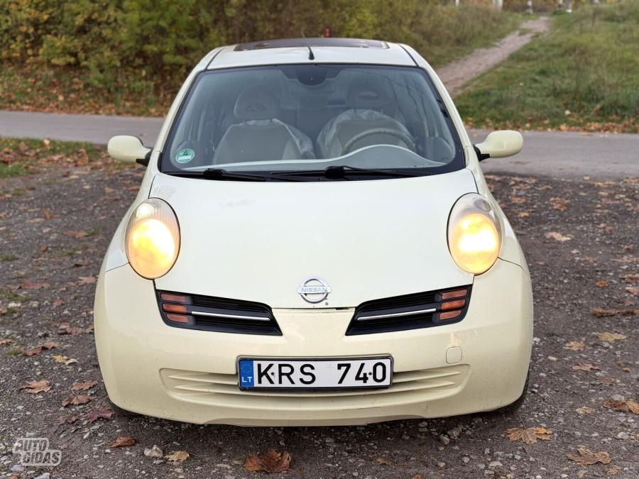 Dzeltens Nissan Micra 2004 Viļņa, ar dzinēja tilpumu 1.20 L un nobraukumu 275 tūkst. km par 700 €, foto 5 vietnē AUTOMOTO.COM.LV