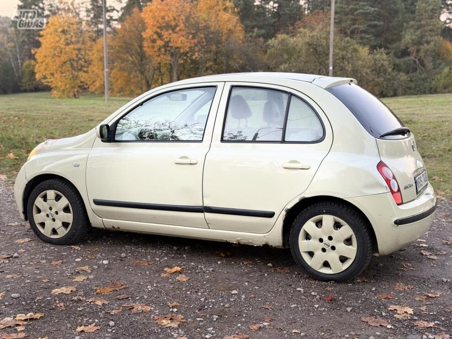Dzeltens Nissan Micra 2004 Viļņa, ar dzinēja tilpumu 1.20 L un nobraukumu 275 tūkst. km par 700 €, foto 10 vietnē AUTOMOTO.COM.LV
